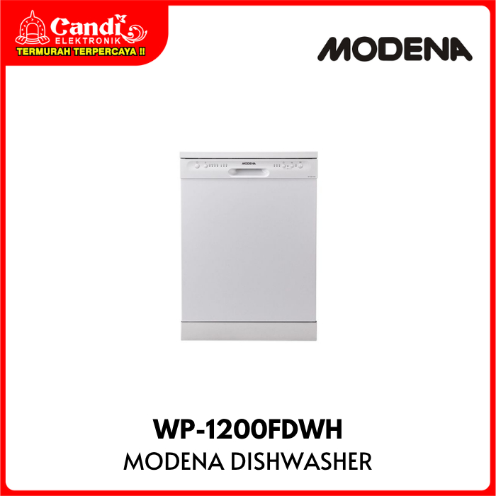 Jual MODENA Dishwasher Mesin Pencuci Piring FreeStanding 4 Program 12 ...