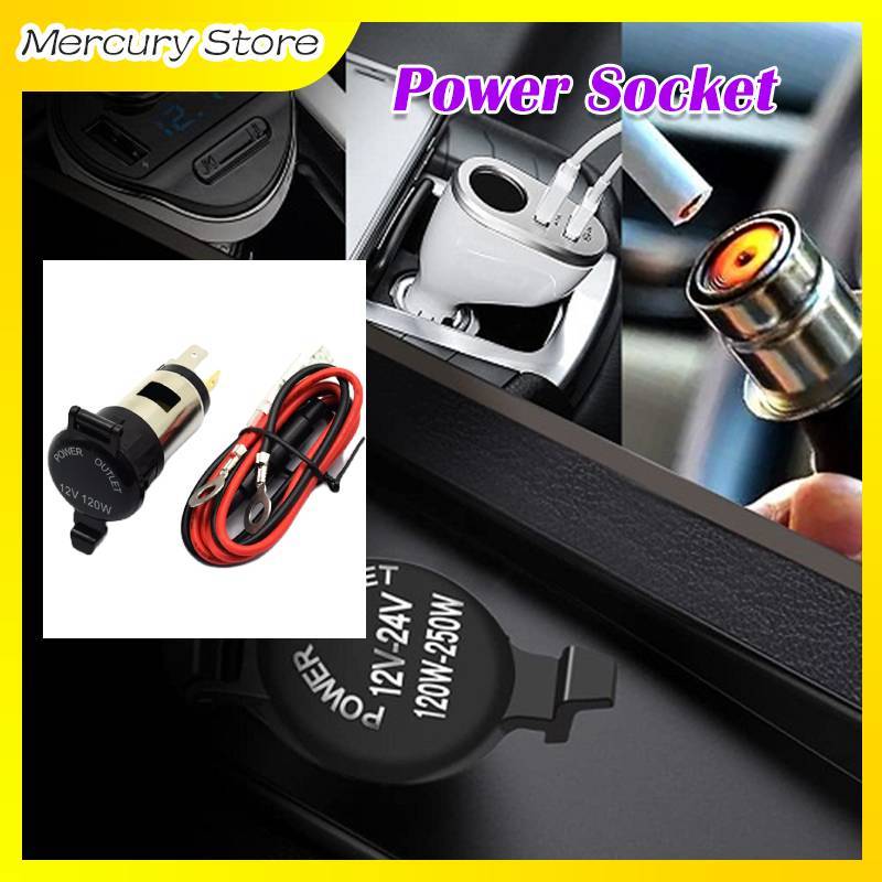 Jual Soket Charger USB Power Outlet Set Waterproof Case Soket + Kabel ...