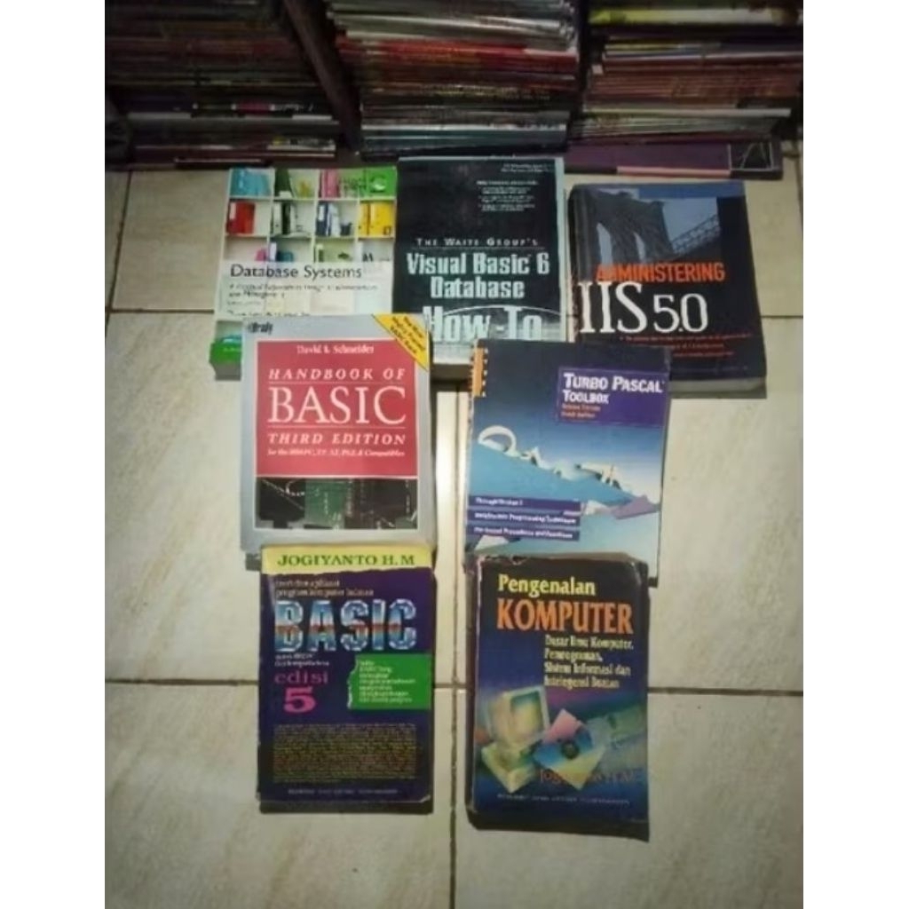 Jual Variasi Buku Komputer; VISUAL BASIC 6 Dbase HOW - TO..., DATABASE SYSTEMS Practical ...