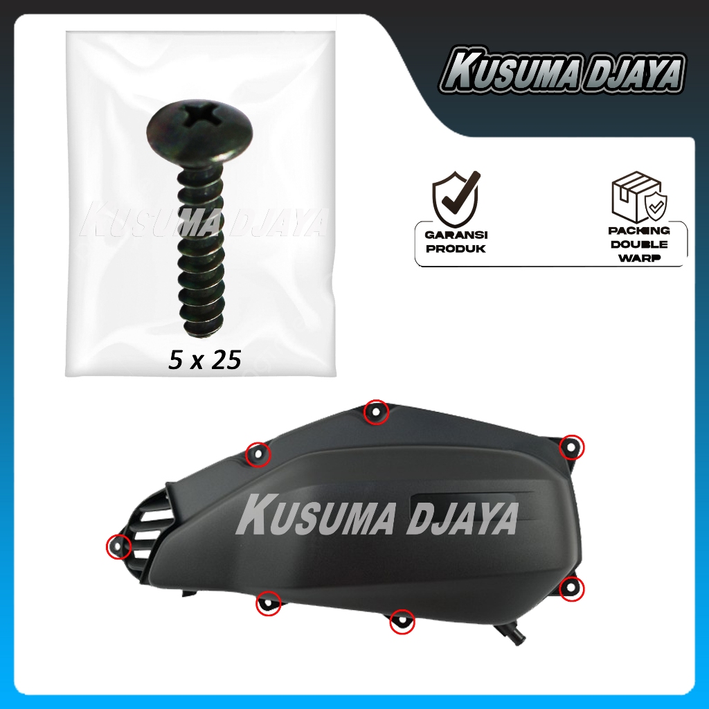 Jual BAUD BAUT 5X25 BOX COVER TUTUP FILTER UDARA PCX ADV VARIO 125 ...