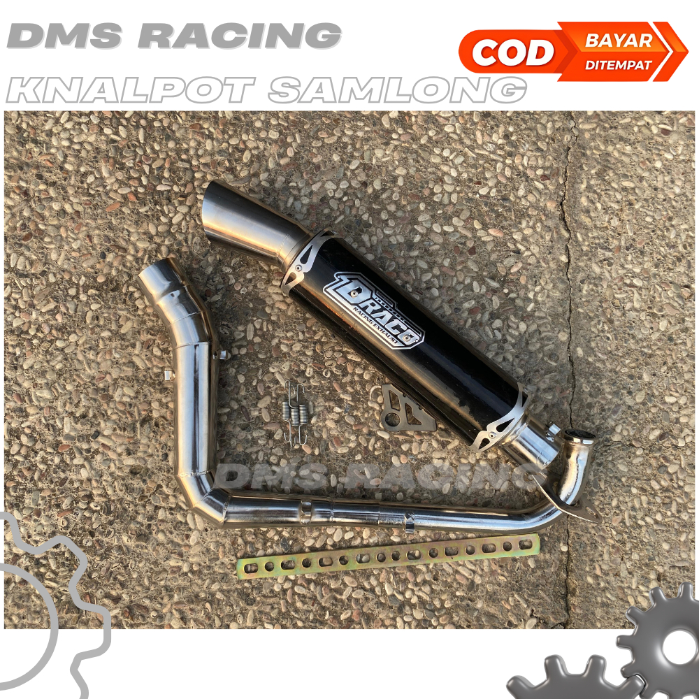 Jual Knalpot Samlong Racing DRACO FULL SYSTEM HITAM BEAT VARIO MIO SCOOPY PCX NMAX | Shopee ...