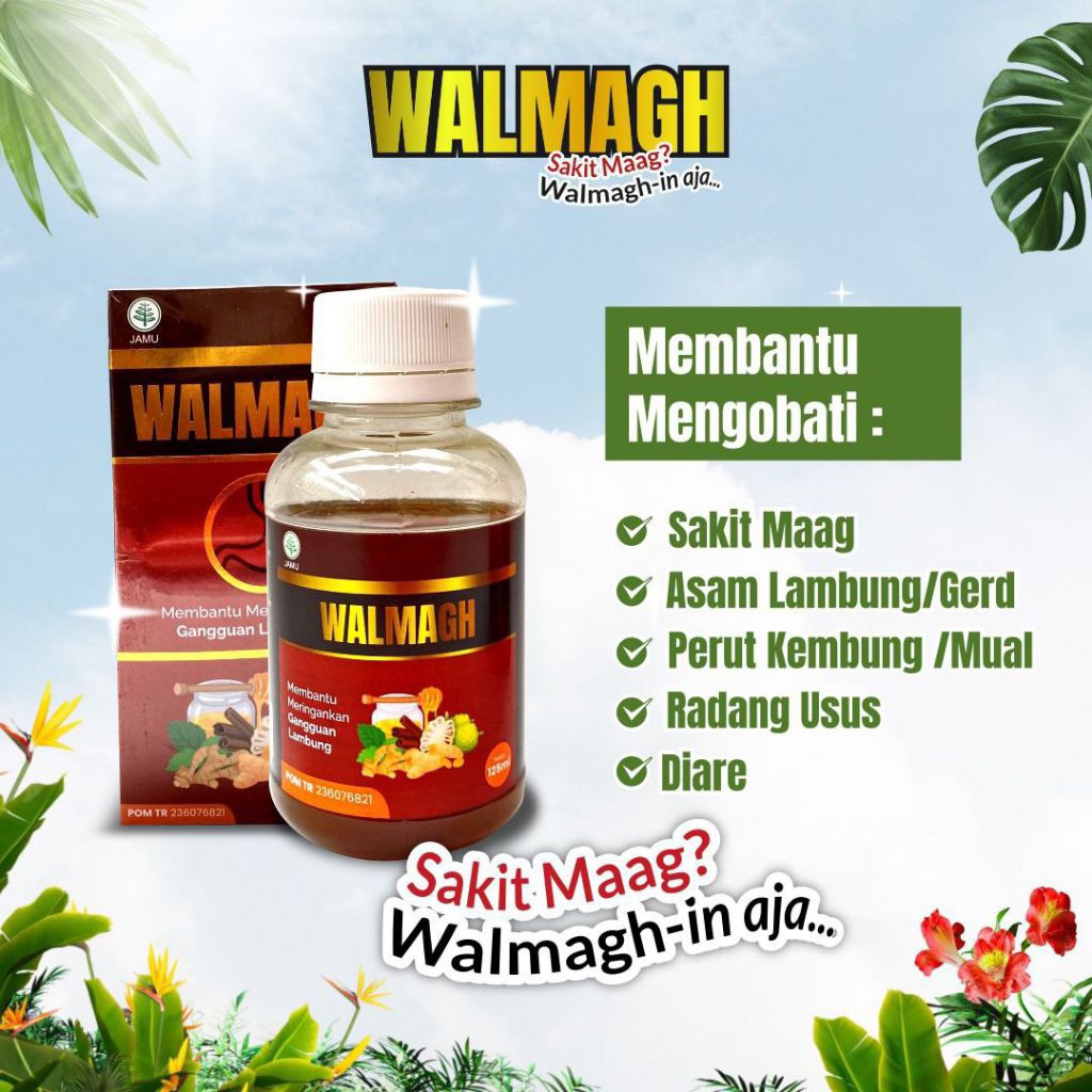 Jual Walmagh Obat Herbal Alami Mengobati Magh Gerd Meringankan Gangguan ...
