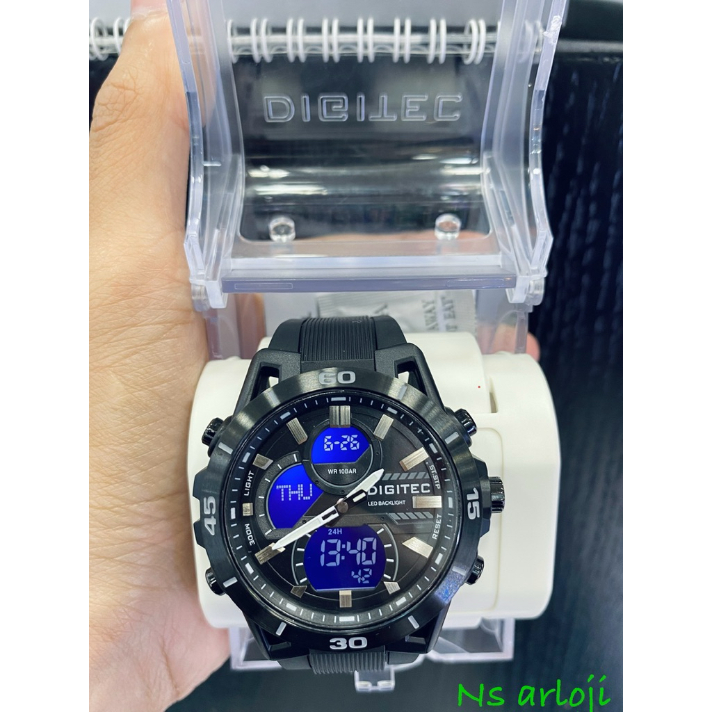 Jual DIGITEC DA-2134T Jam Tangan Pria Digital Analog Water Resistant ...