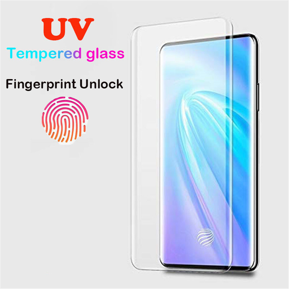 Jual Support FingerPrint UV Tempered Glass Bening Clear Samsung Note 8 ...