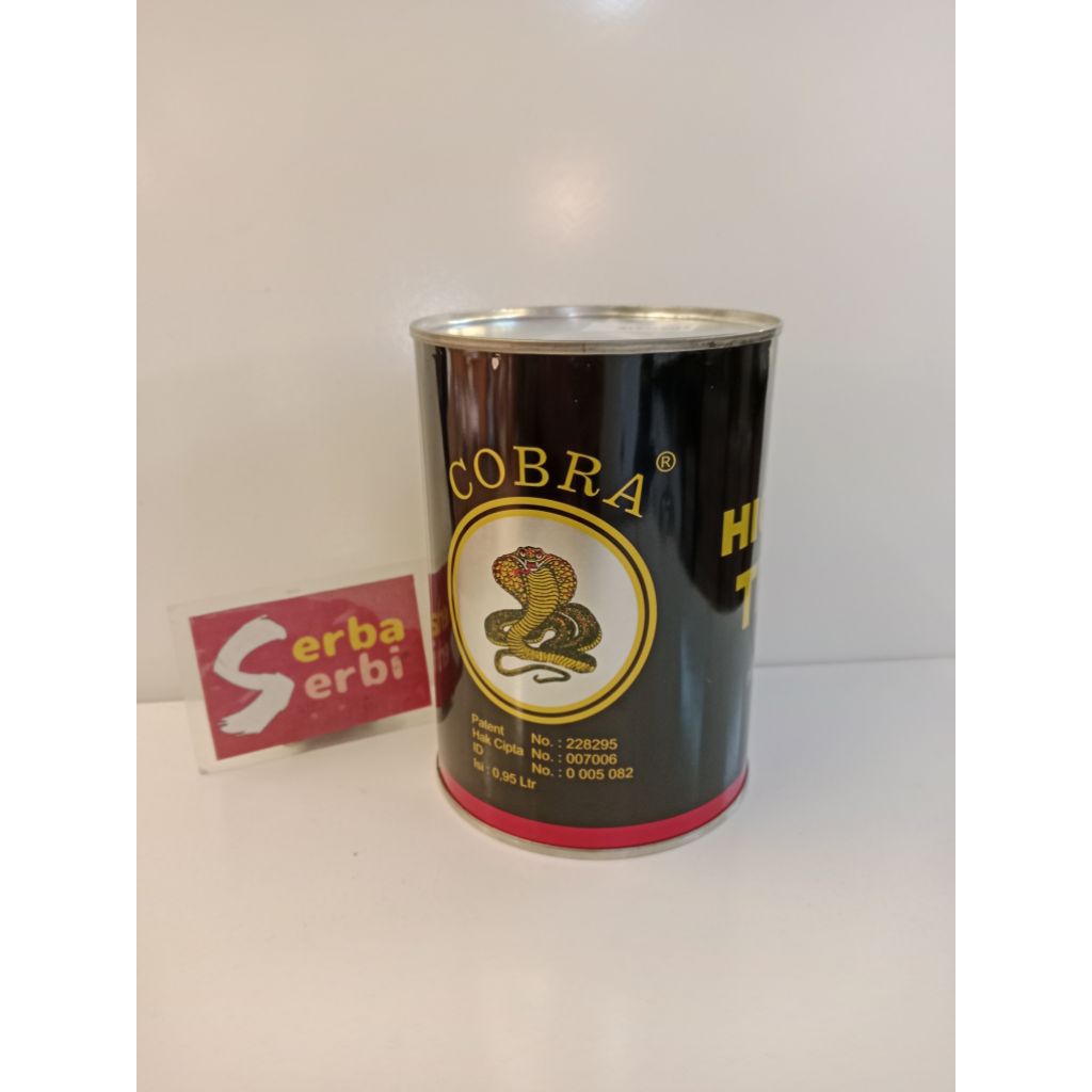 Jual *KALENG COBRA HITAM THINNER*Pengencer cat minyak duco | Shopee ...