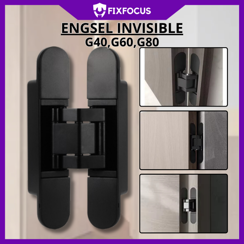 Jual Engsel Pintu Tanam Kamuflase Tersembunyi Invisible Hidden ...