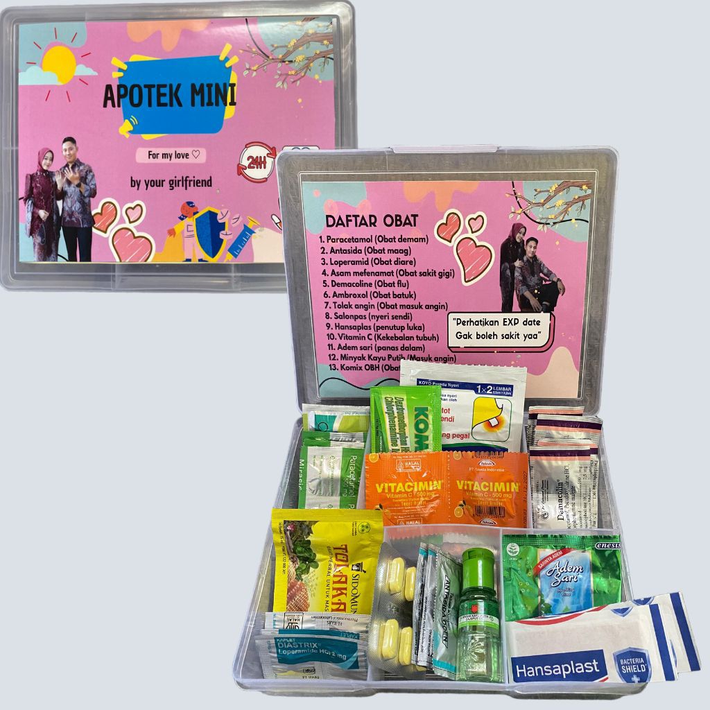 Jual apotek mini paket standar buat ayang (1 hari jadi) bisa custom ...