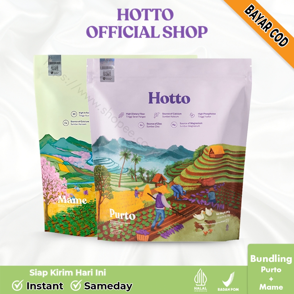 Jual Hotto Purto Official Store Hoto Multigrain Shop Secangkir Otto ...