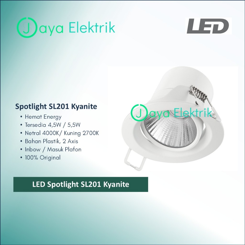 Jual Lampu PHILIPS Downlight Spot Kyanite SL201 Pomeron 3W 4,5W 5W 7W ...