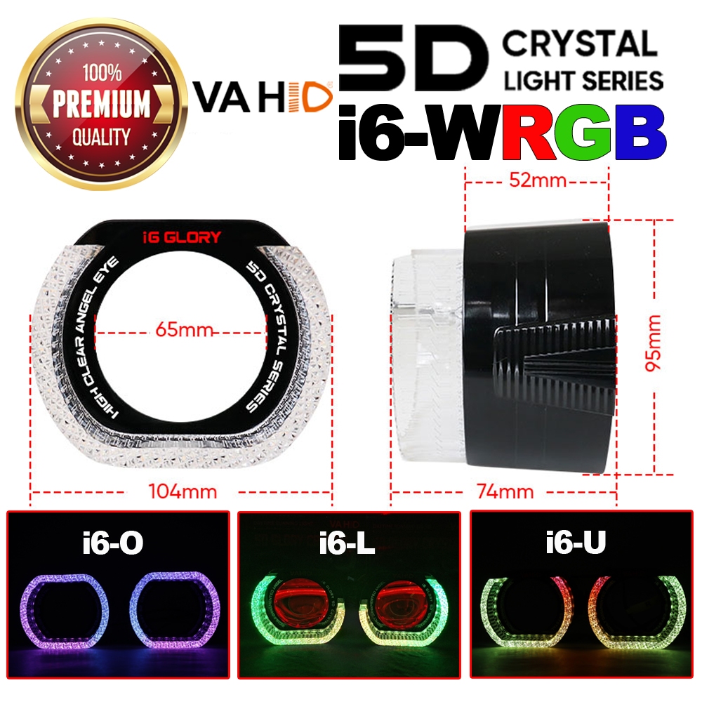 Jual i6 - Premium Shroud Case Crystal Angel Eyes 5D RGB Vietname Style ...