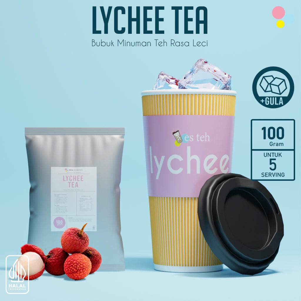Jual Bubuk Minuman Teh Leci Powder Lychee Tea Kemasan 100g - 1Kg ...