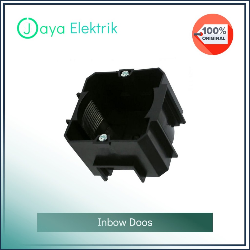 Jual Inbow Dos Broco Segi Hitam IB Dus Doos Tanam Dudukan Stop Kontak ...