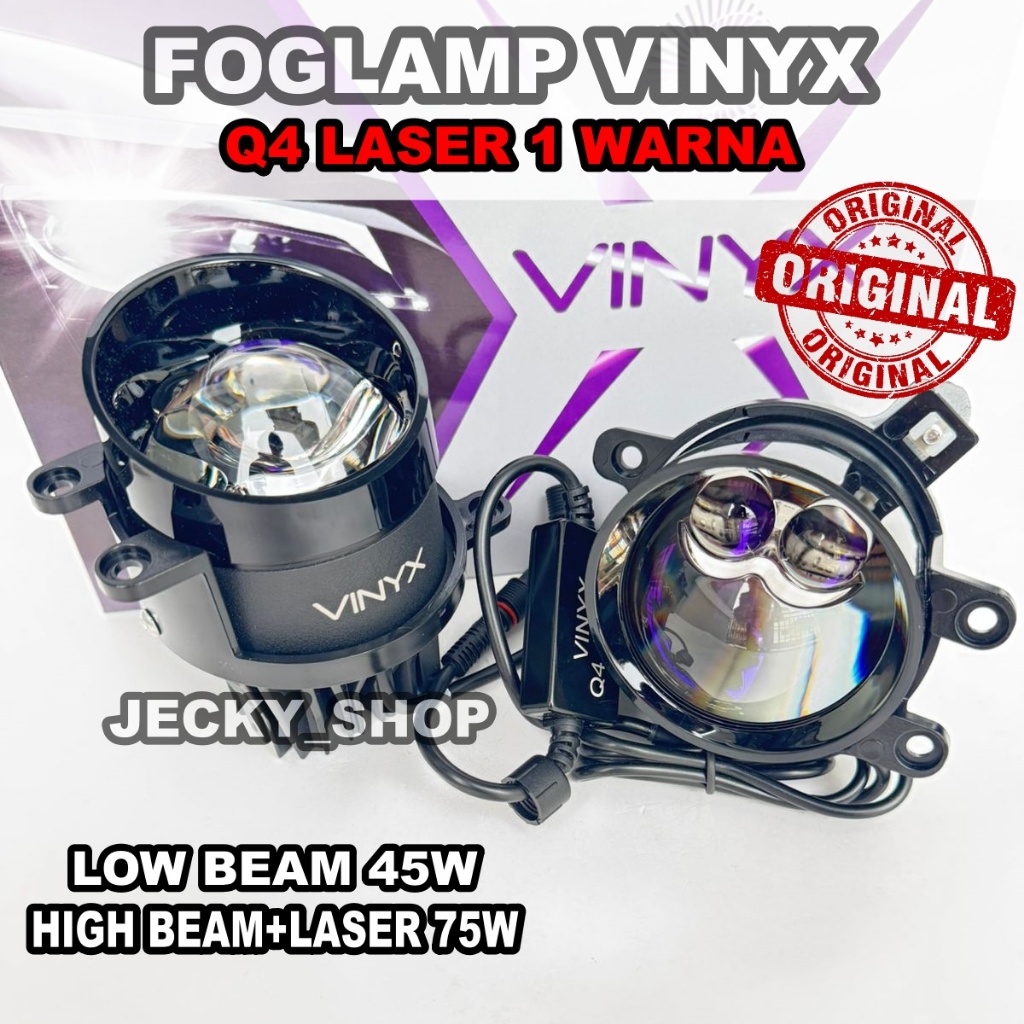 Jual Original vinyx foglamp biled double laser Q4 laser 3 inchi lampu ...
