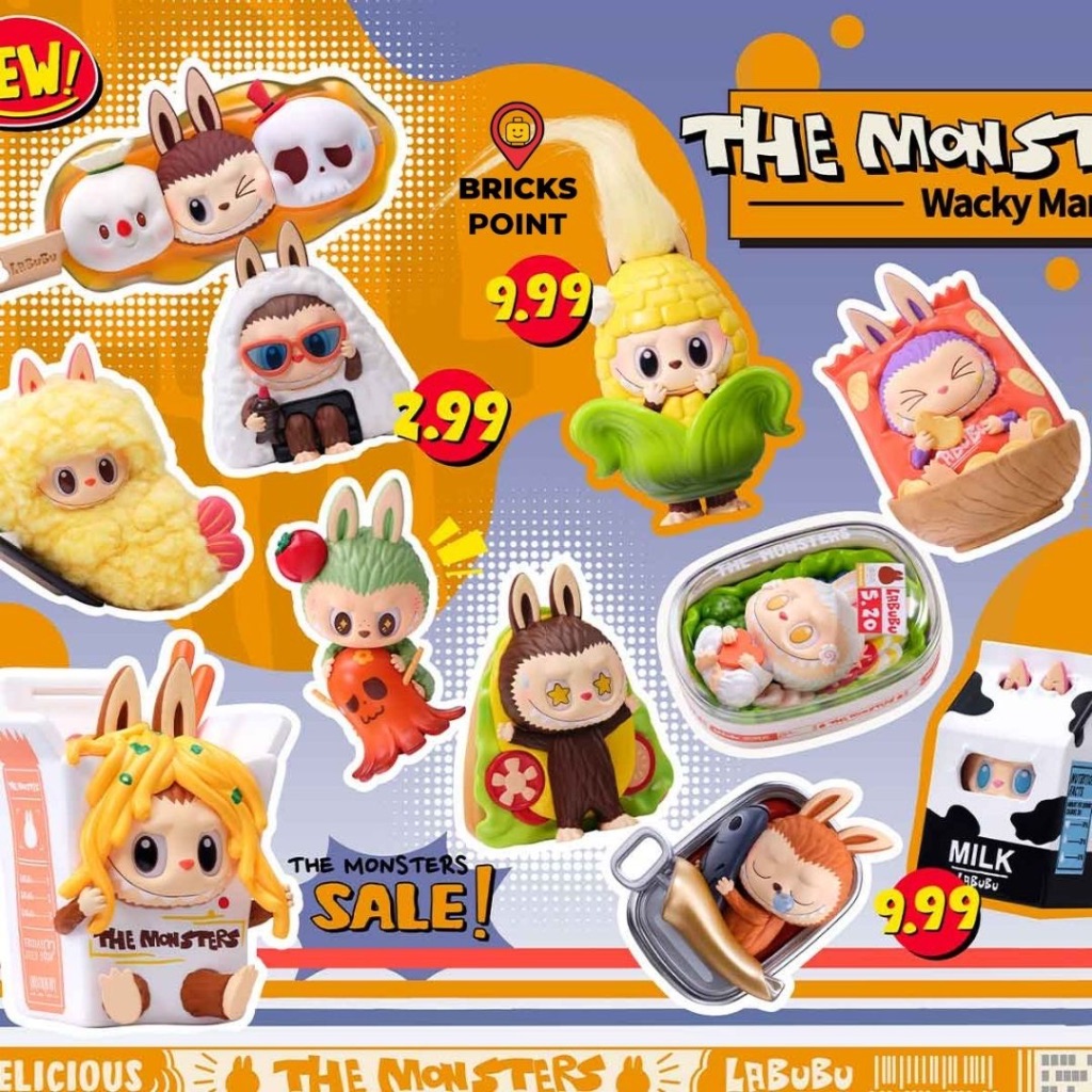 Jual [READY STOCK] POP MART ORIGINAL LABUBU THE MONSTERS WACKY MART SERIES FIGURES BLIND BOX ...