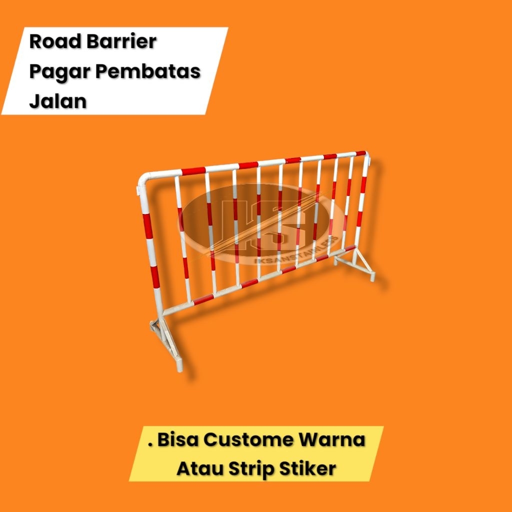 Jual PAGAR PEMBATAS JALAN / ROAD BARICADE 200x45x120 | Shopee Indonesia