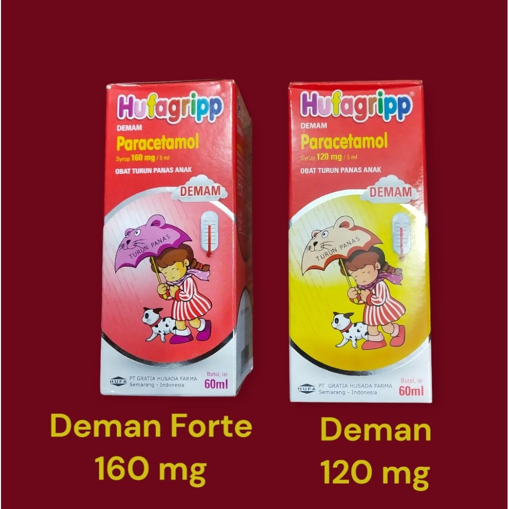 Jual HUFAGRIP DEMAN sirup & sirup forte | Shopee Indonesia