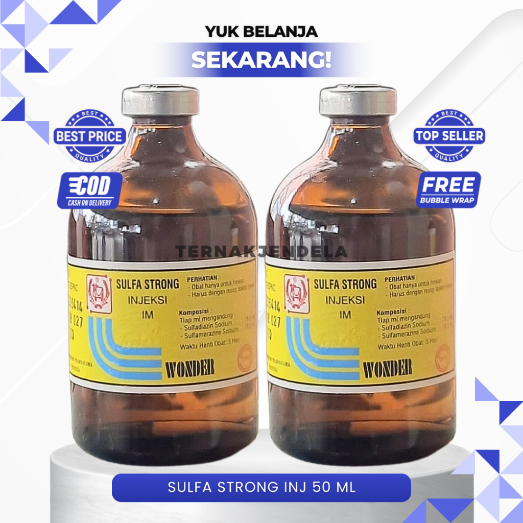 Jual Sulfa Strong Inj 50 ml - Obat Diare dan saluran pernafasan Pada ...