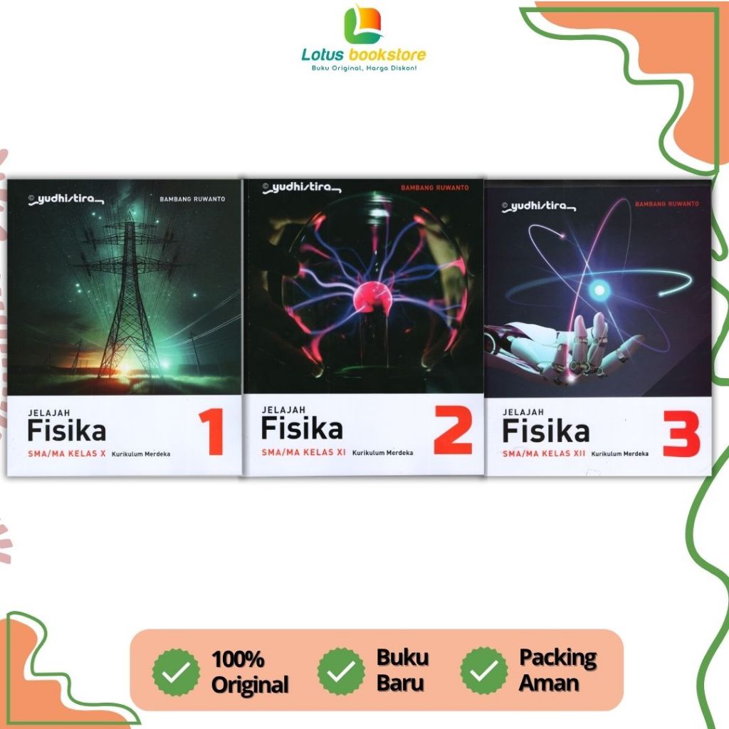 Jual Jelajah Fisika SMA Kelas 10 11 12 - Penerbit Yudhistira - Kurikulum Merdeka - Buku Original ...