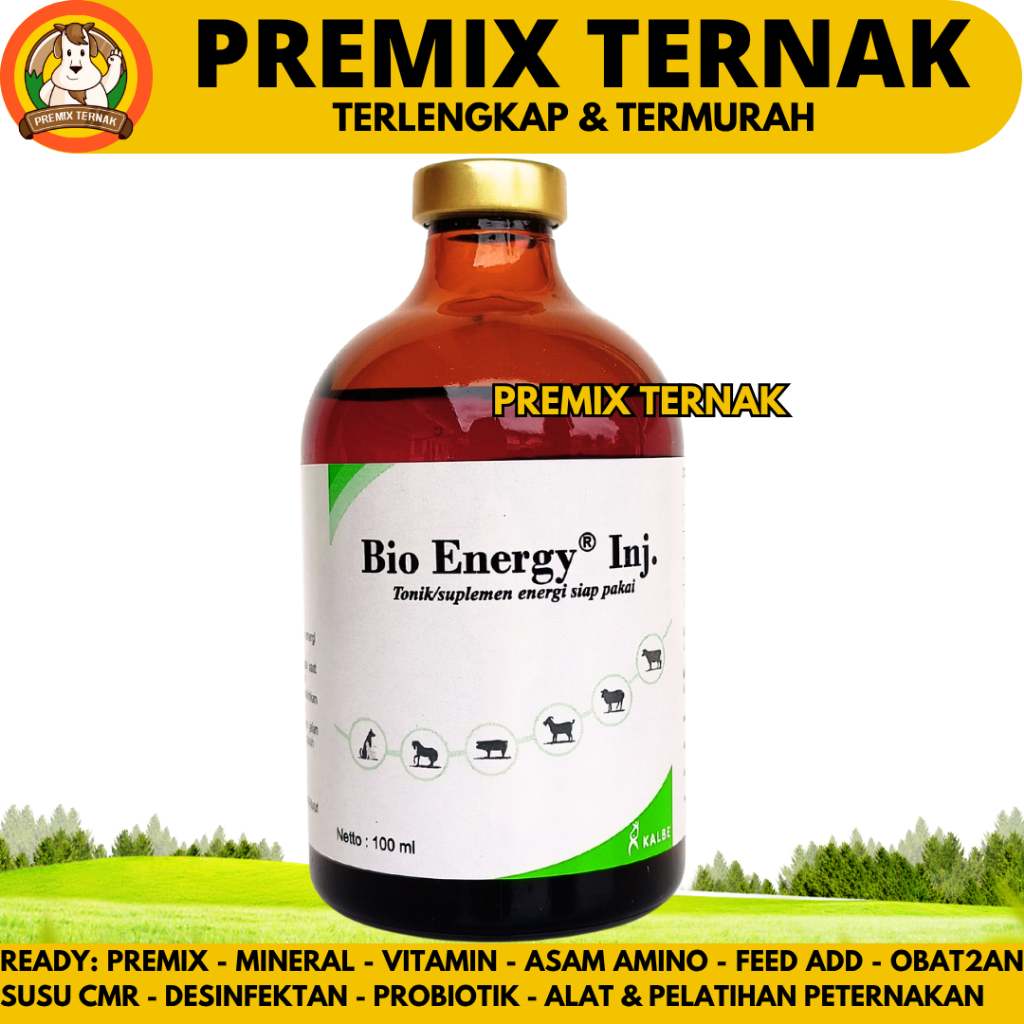 Jual BIO ENERGY INJ 100ML - Vitamin ATP Penguat Otot & Menambah Stamina ...