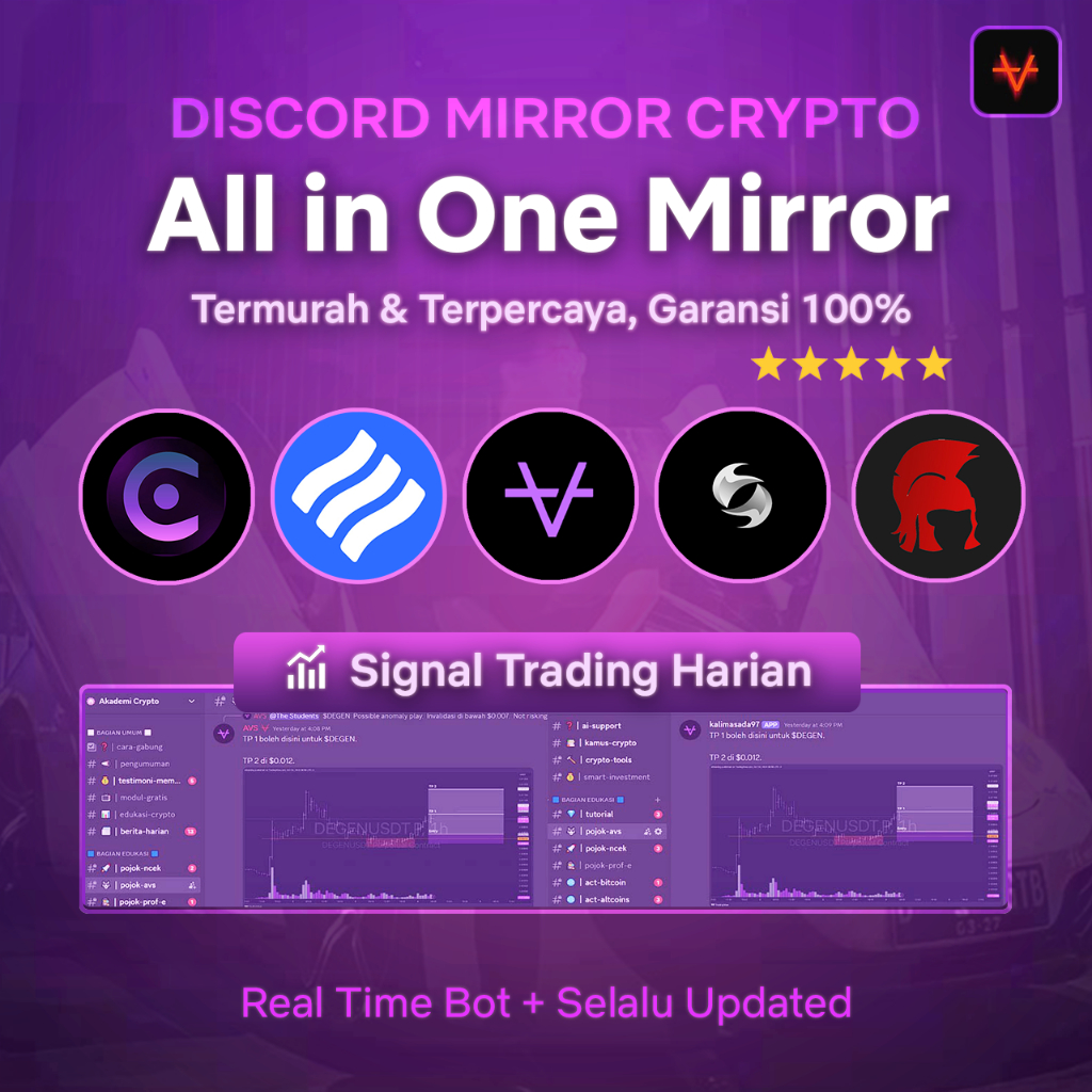Jual DISCORD MIRROR CRYPTO ALL IN ONE CLASS + MODUL - ACTCRYPTO ...