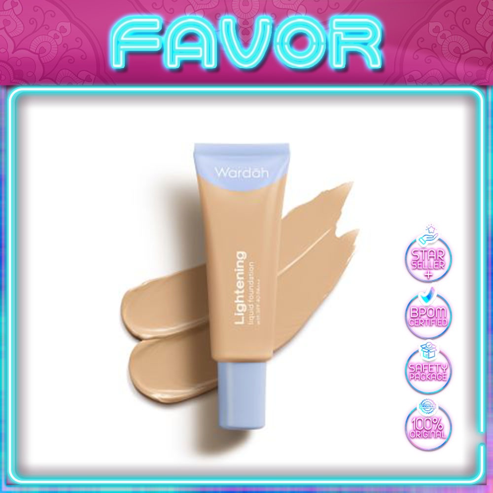Jual Wardah [SACHET] Lightening Liquid Foundation 6ML - Alas Bedak ...