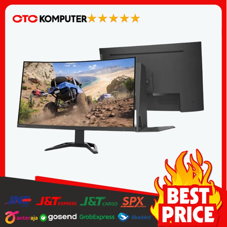 Jual Monitor LED LENOVO G32QC - 30 Curved QHD 5ms 170Hz HDMI DP 32 ...
