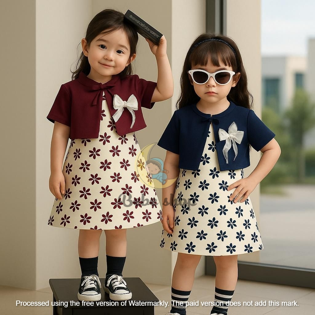 Jual Dress rompi anak perempuan ala korean look model terbaru usia 0 ...