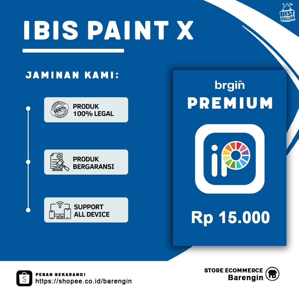 Jual Software Ibis Paint X Pro 1 Tahun Garansi Full (Android & Win ...