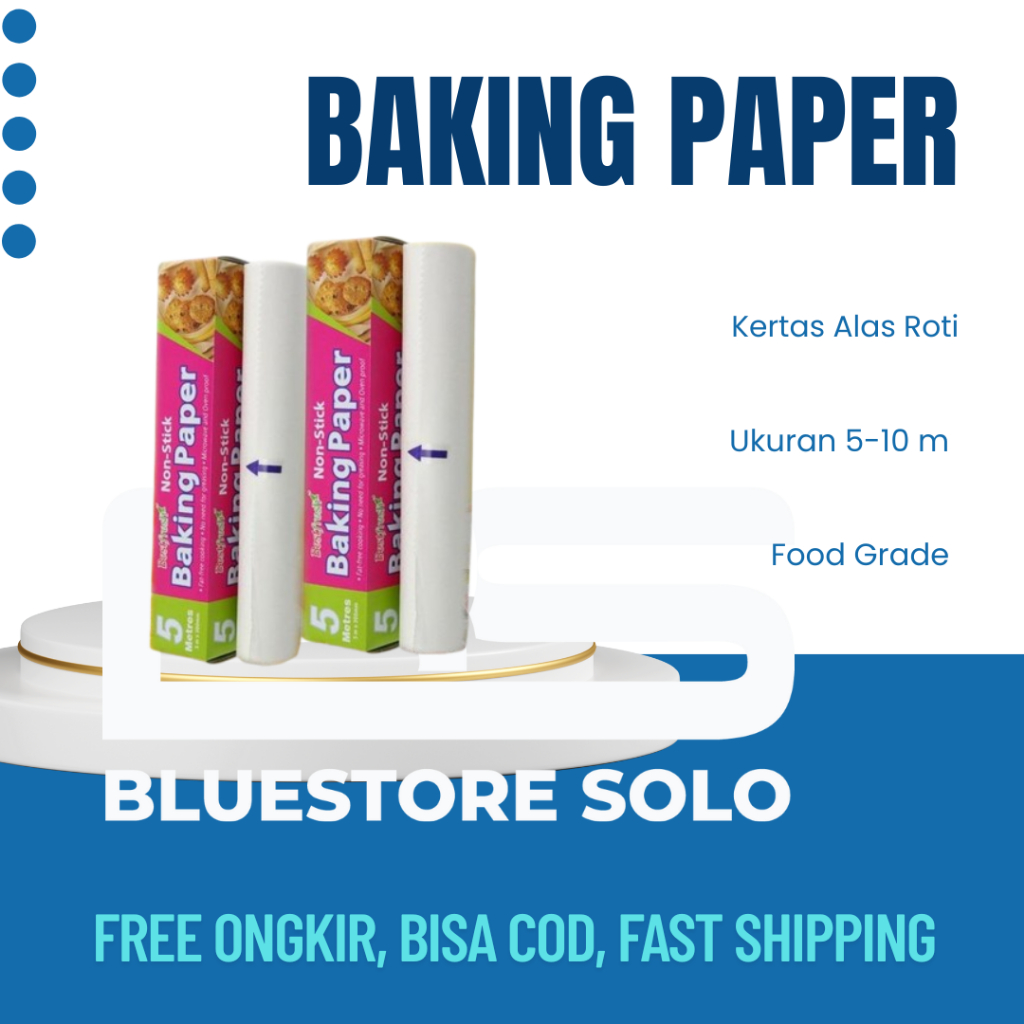 Jual Baking Paper Kertas Baking Kertas Alas Roti Cake Kue Kertas ...