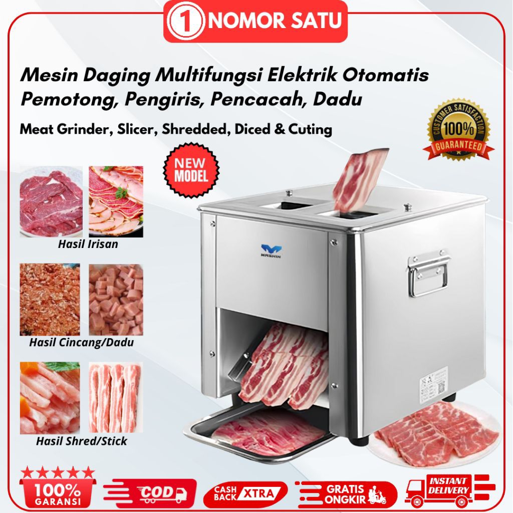 Jual Mesin Pemotong Pengiris Daging Elektrik Komersial (Sliced ...