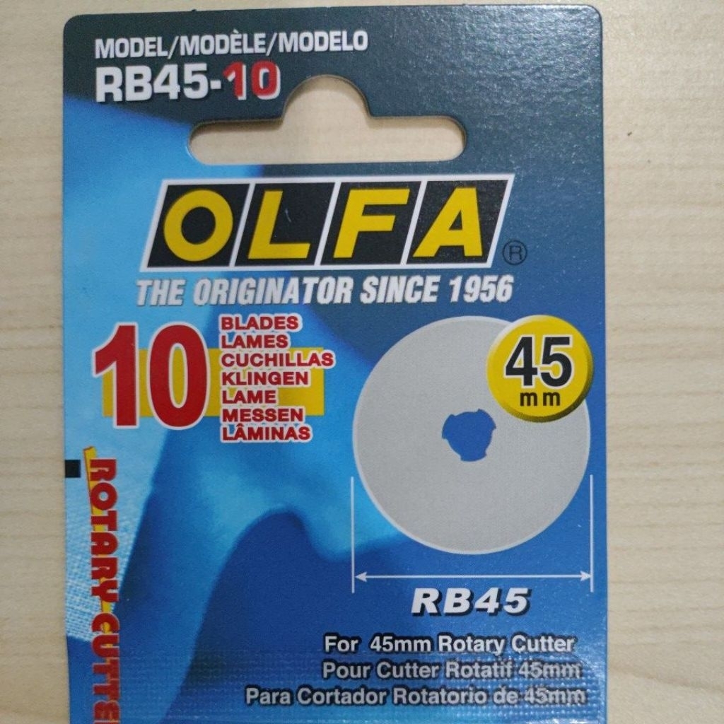 Jual OLFA RB45-10 Refill Rotary Cutter 45 mm RB-45 (10Pcs/pack) Spare Blade | Shopee Indonesia