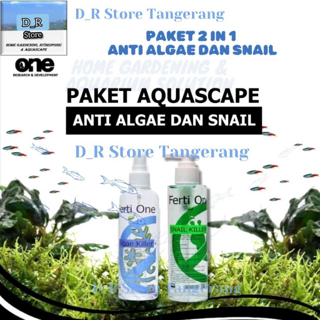 Jual Paket Anti Algae dan Snail Aquascape Aquarium DR TGR | Shopee ...