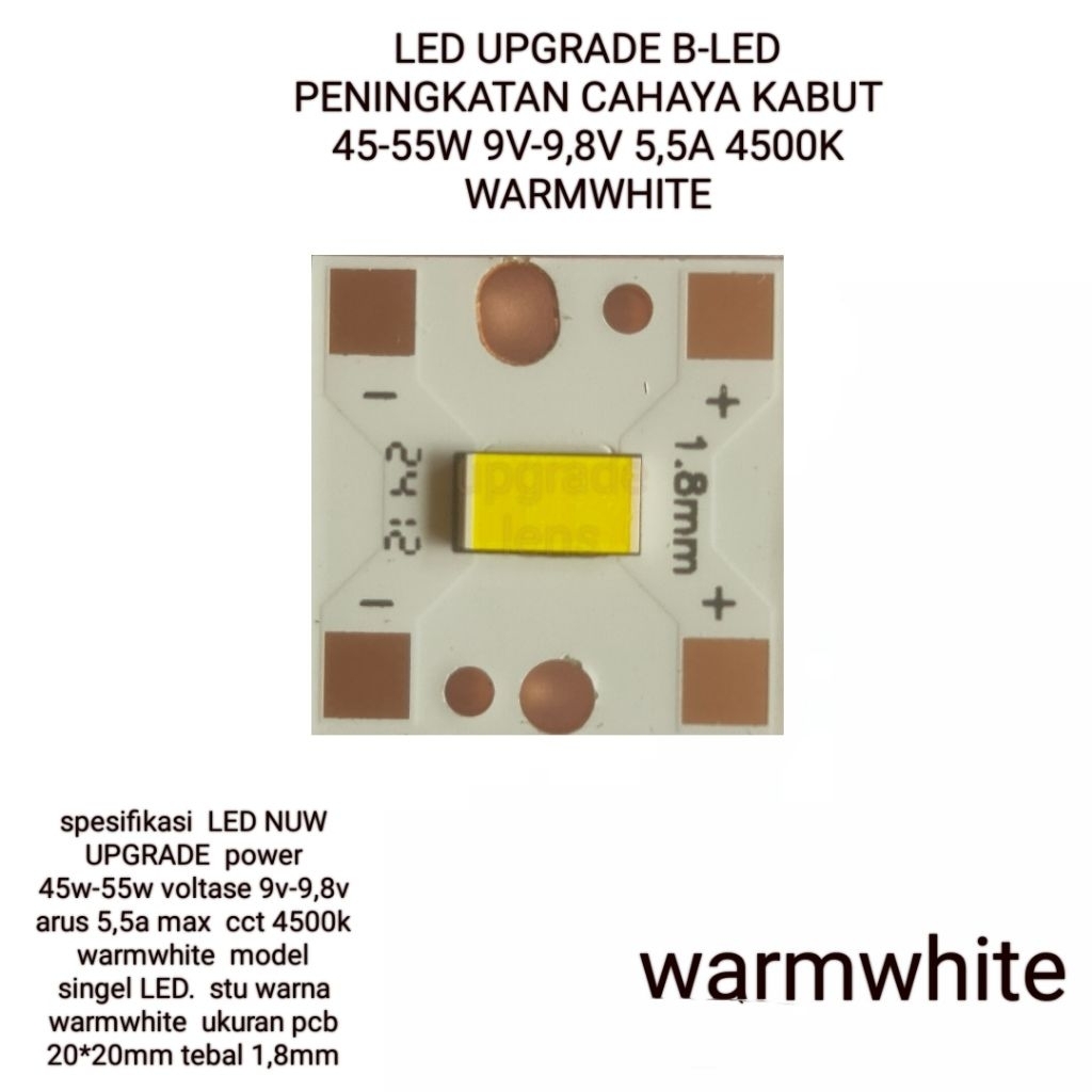 Jual LED MCP CSP 7035 S75 45W-55W WARNA WARMWHITE PERBAIKAN LED UTAMA ...