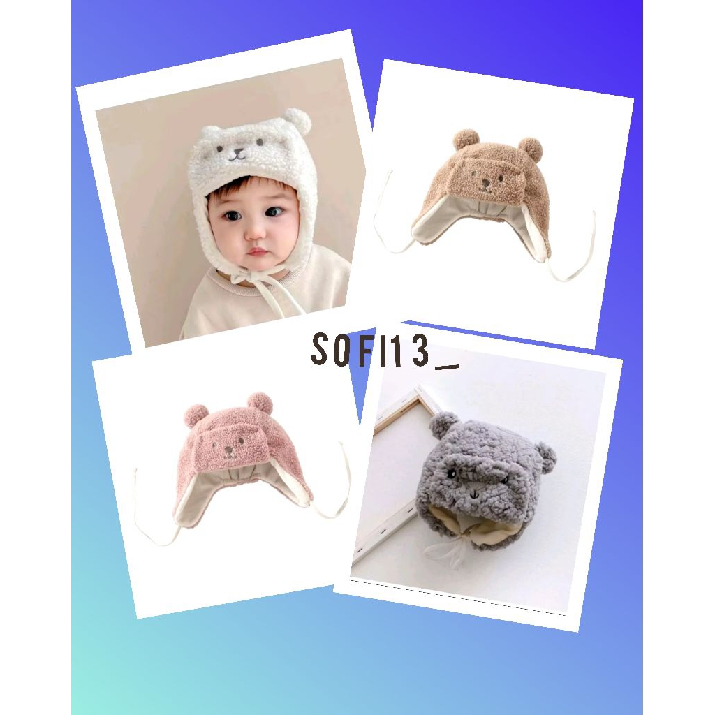 Jual topi anak lucu karakter bordir/topi lucu usia 6 bulan -3 tahun ...