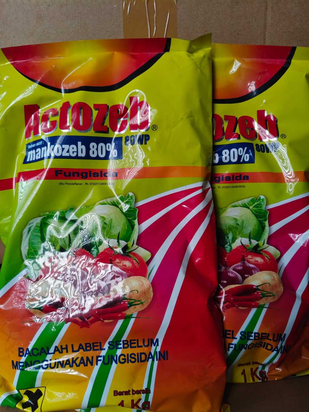 Jual Fungisida Actozeb Mancozeb Kuning 80 WP 1KG - Fungisida Sistemik ...