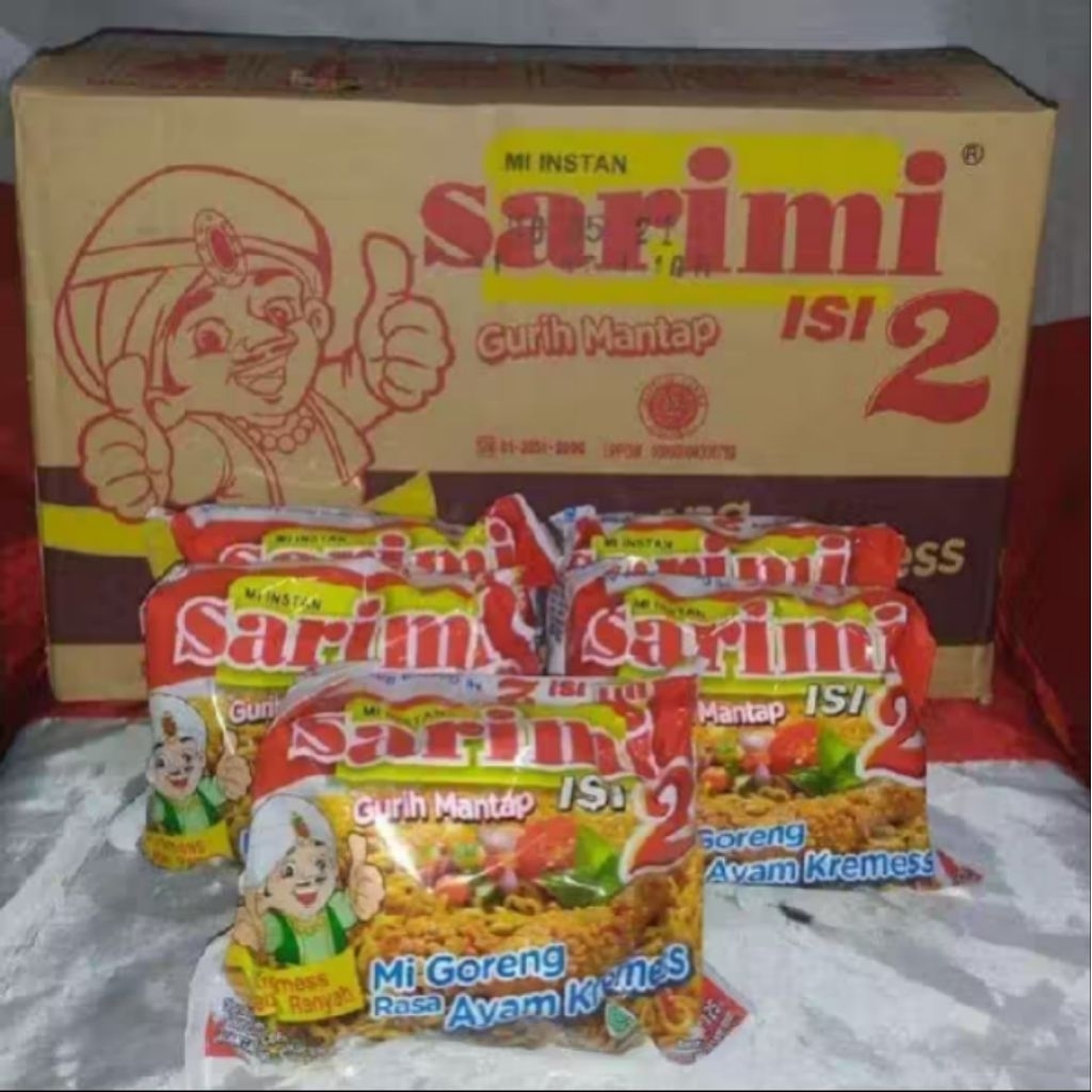 Jual Sarimi Isi 2/Mie Goreng Ayam Kremes/1 Dus/Isi 24 pcs | Shopee ...