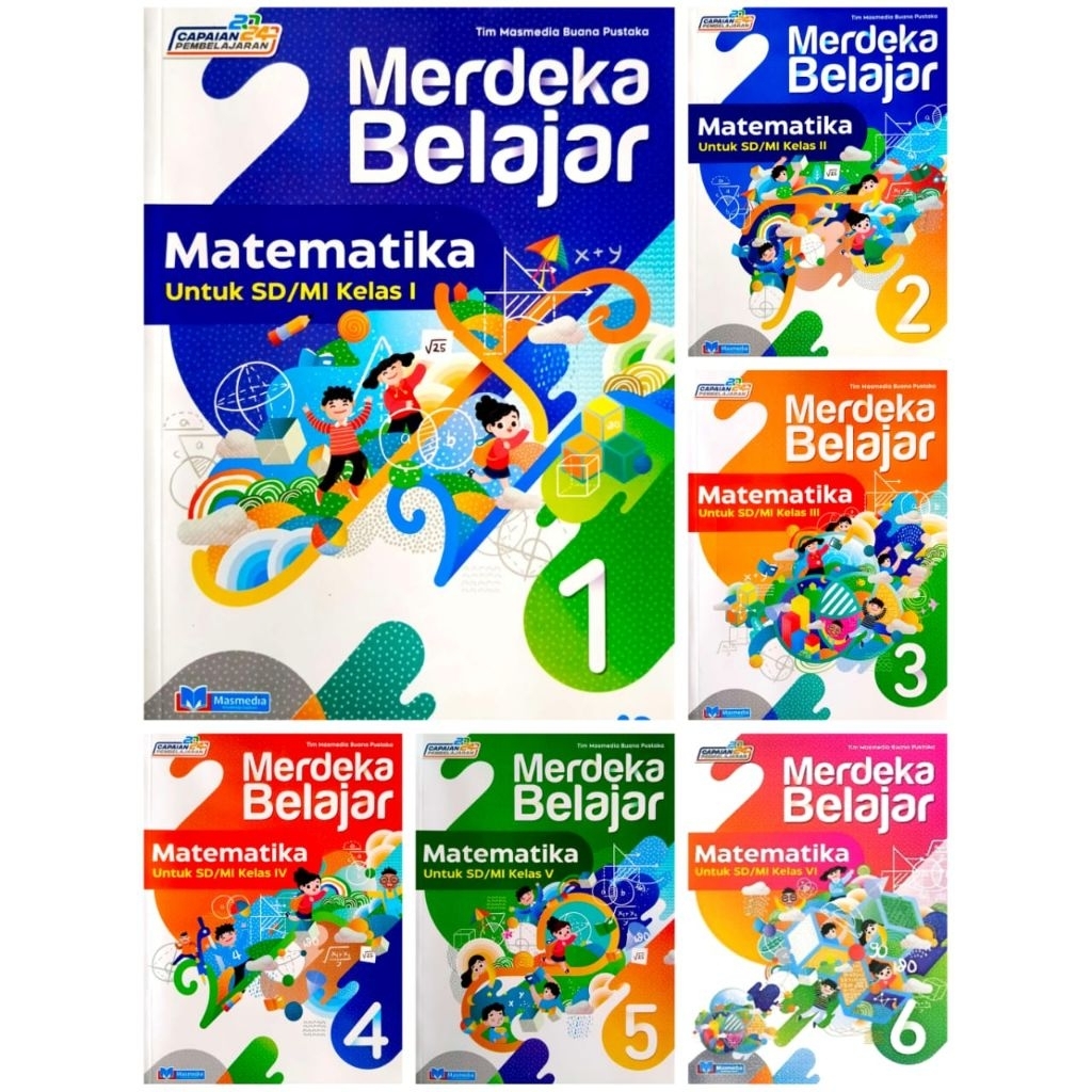 Jual Masmedia MB Matematika untuk SD/MI kelas 1-6 Kurikulum Merdeka revisi terbaru | Shopee ...