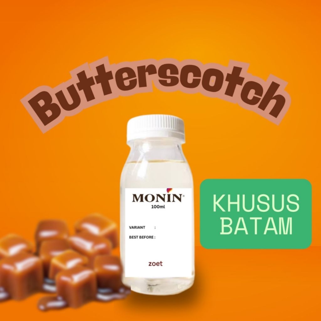 Jual Monin Syrup Butterscotch Repack Coffee Sirup 100% Original (KHUSUS ...