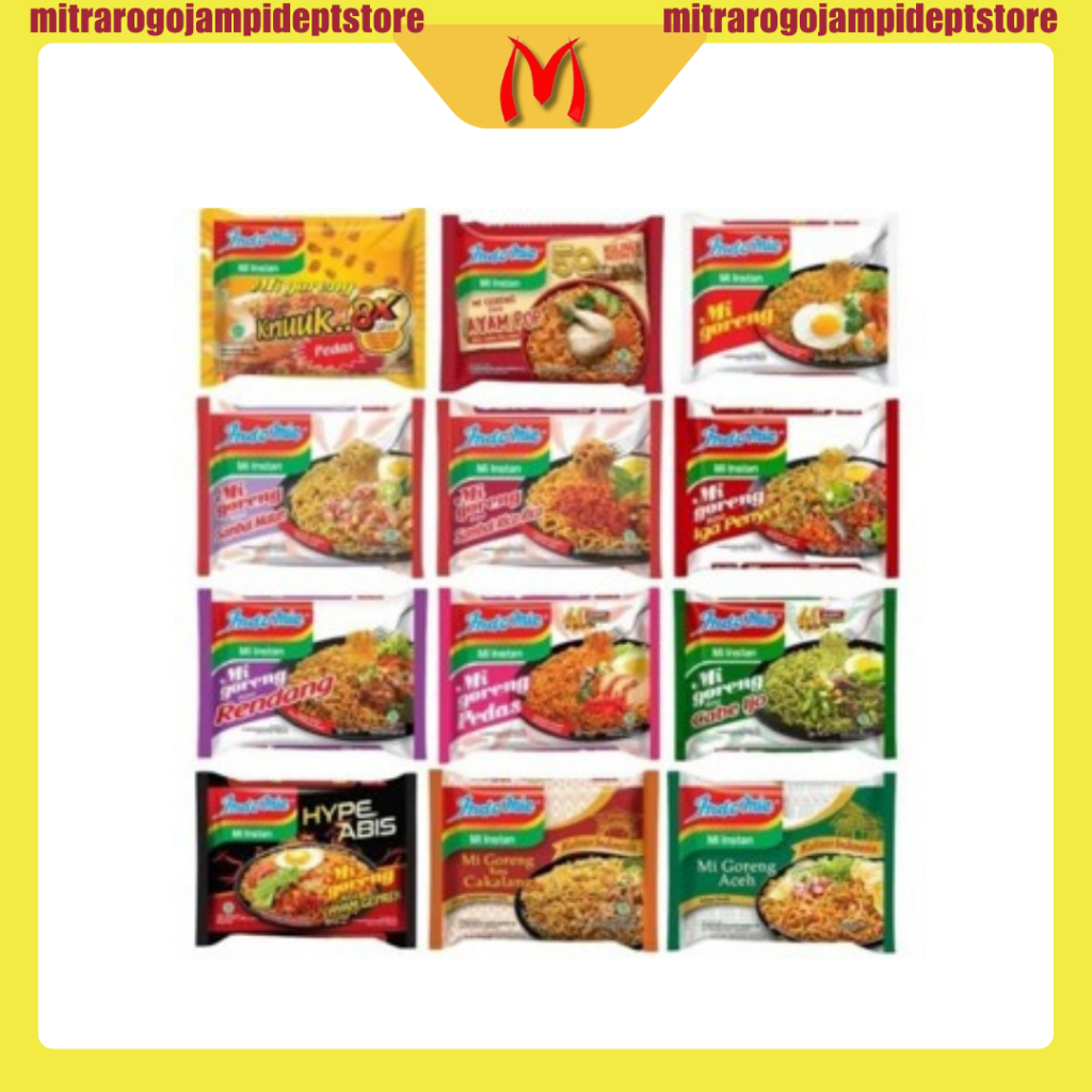 Jual Indomie Goreng All Variant 1 Karton (Isi 40pcs) | Shopee Indonesia