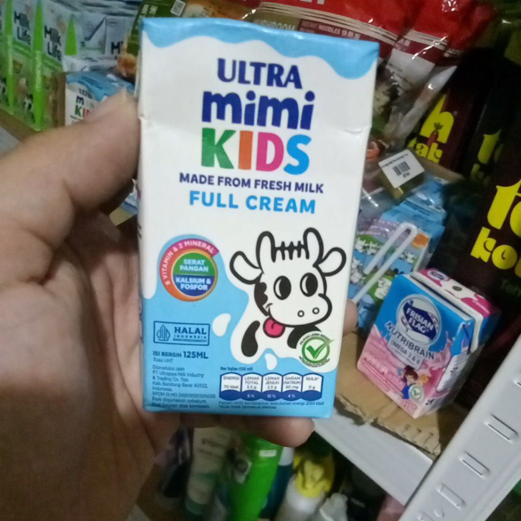 Jual Ultra Mimi, Susu Anak rasa full cream, 125ml | Shopee Indonesia