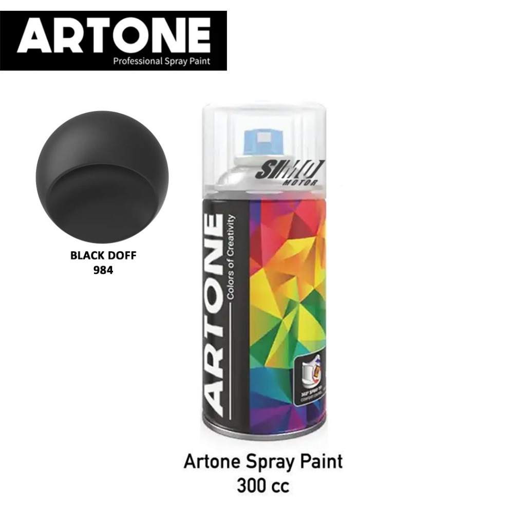 Jual PILOK PILOX CAT SEMPROT ARTONE BLACK HITAM DOFF 300cc 984 TAHAN ...