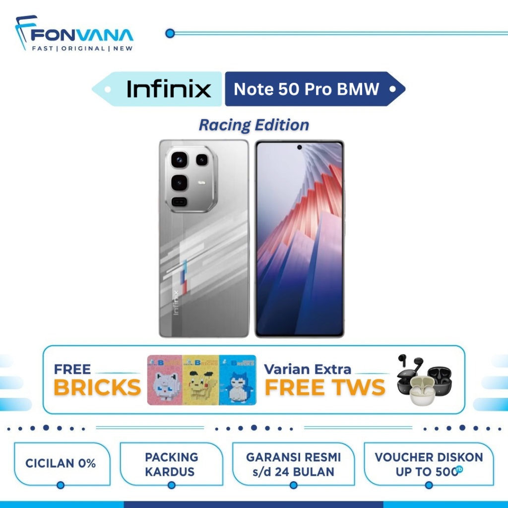 Jual Infinix Note 50 Pro BMW Racing Edition Ram 8+8/256GB - 6.78” FHD+ ...