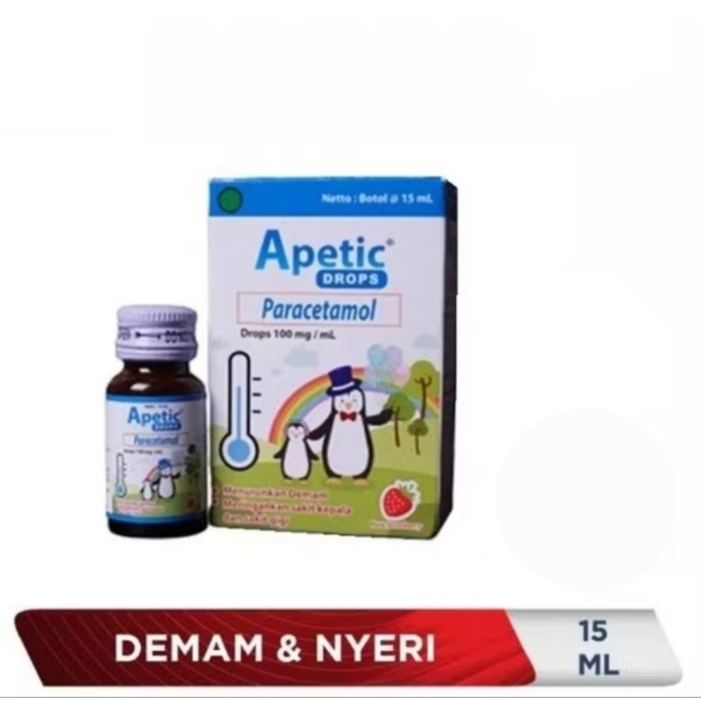 Jual APETIC DROP PARACETAMOL PEREDA DEMAM ANAK | Shopee Indonesia