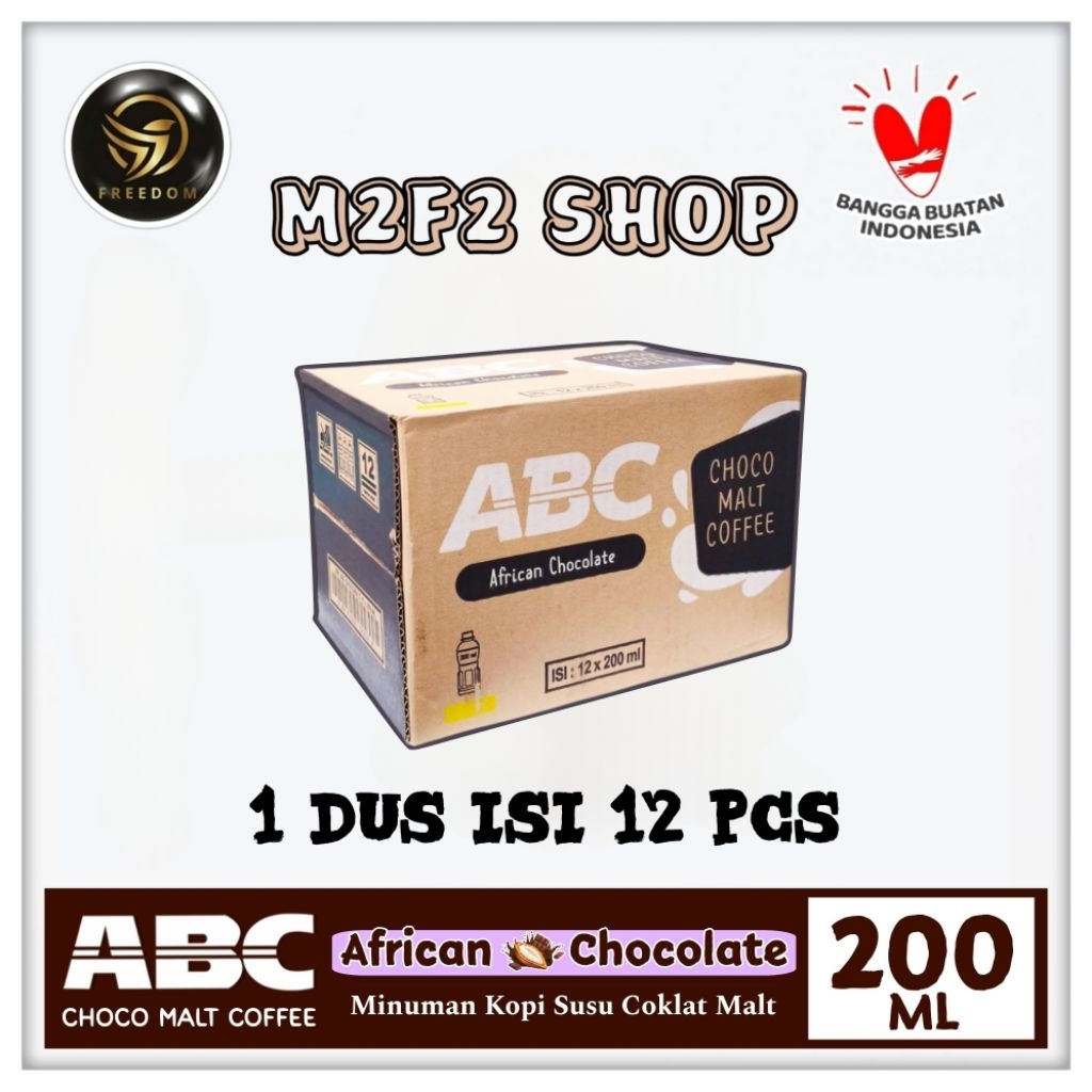 Jual Kopi Susu ABC African Choco Malt Coffee Botol Pet - 200 ml ...