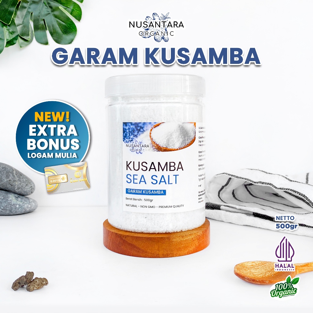 Jual Nusantara Organic Garam Kusamba Asli Sea Salt Lokal Premium Alami ...