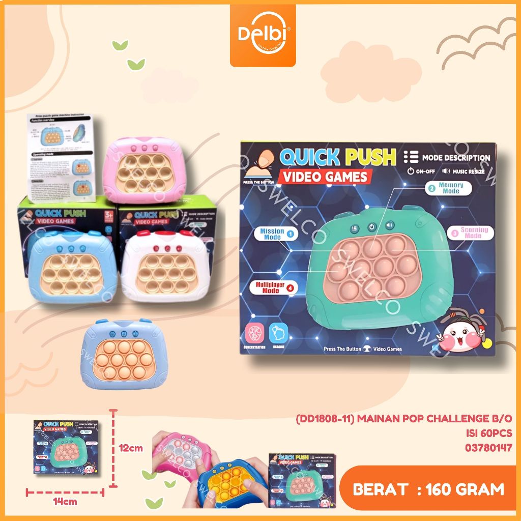 Jual Mainan pop it elektronik mainan fidget toys game keluarga popit ...