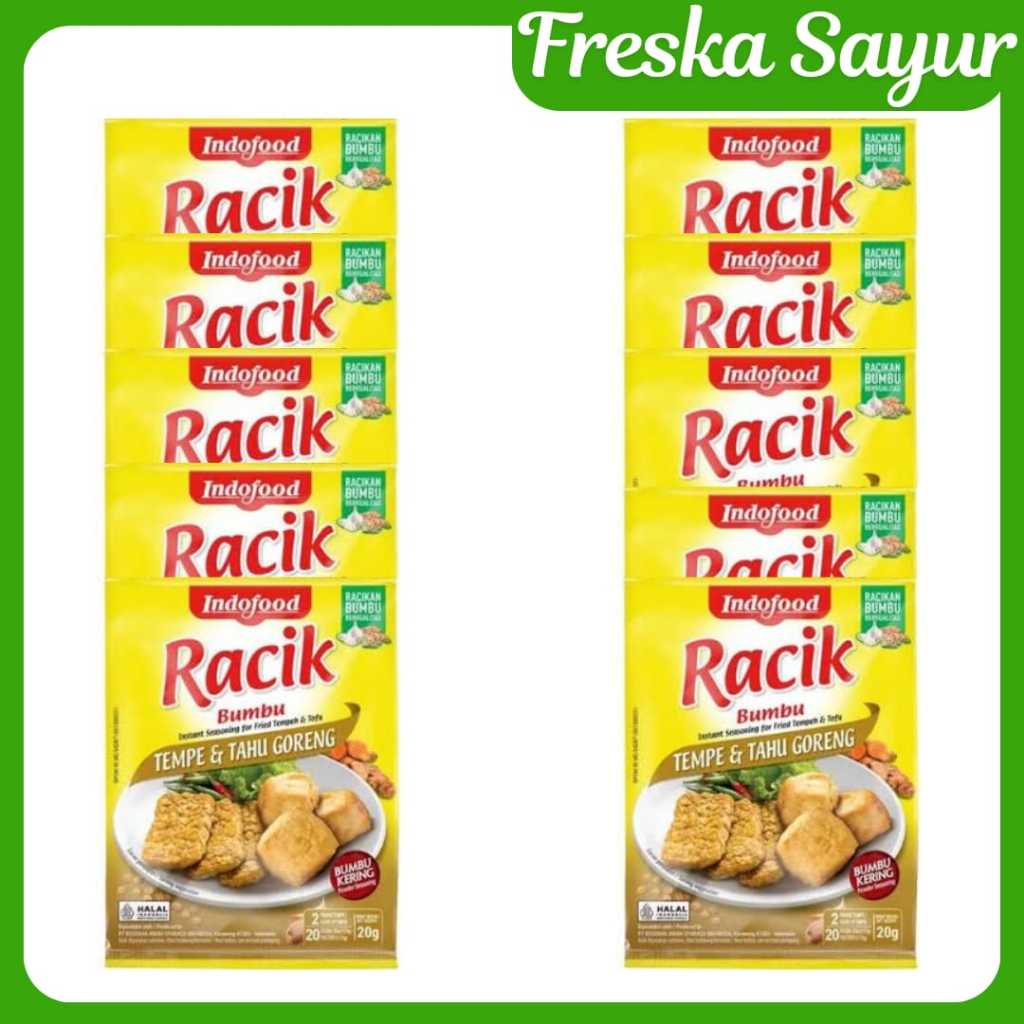 Jual Indofood Bumbu Racik Tempe & Tahu Goreng 1 Renceng | Shopee Indonesia