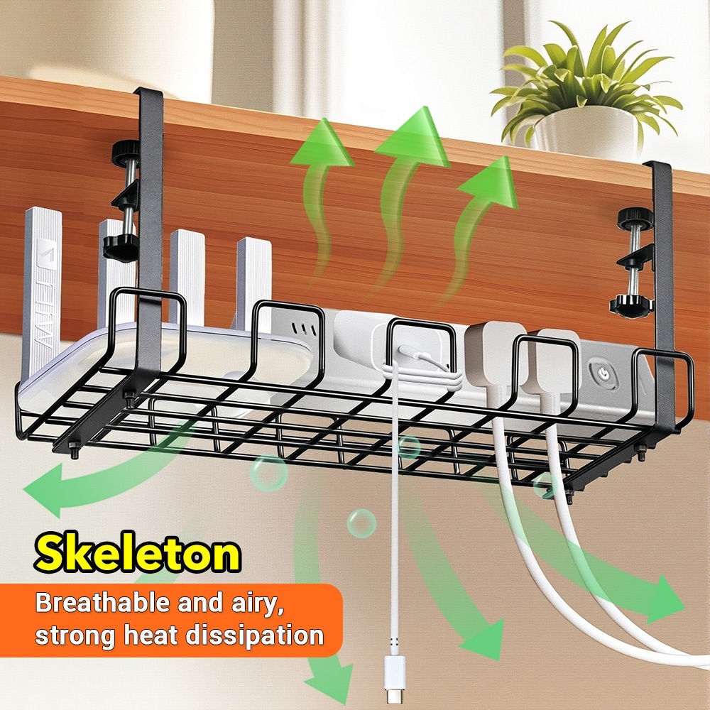 Jual Tray Management Desk Mount Cable Management Tray Rak Meja Rak ...