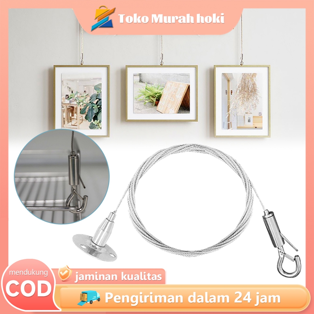 Jual Kabel Sling Baja 1 Meter Kawat Seling Adjustable Tali Sling Baja ...
