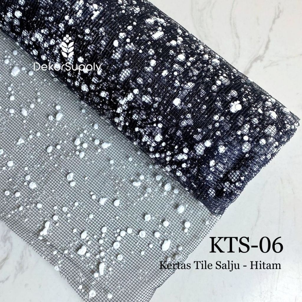 Jual Kain Tile Salju Buket Bunga Snow Mesh Tile | Shopee Indonesia